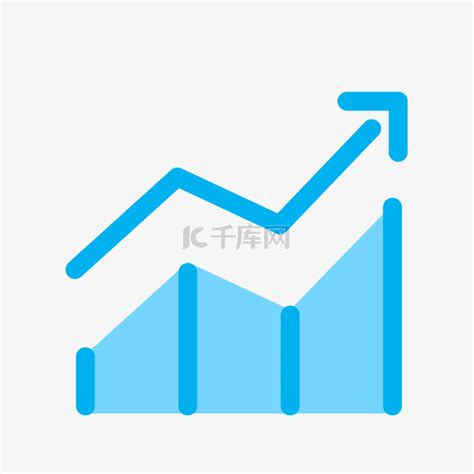 红色折线数据分析元素素材图片免费下载 千库网
