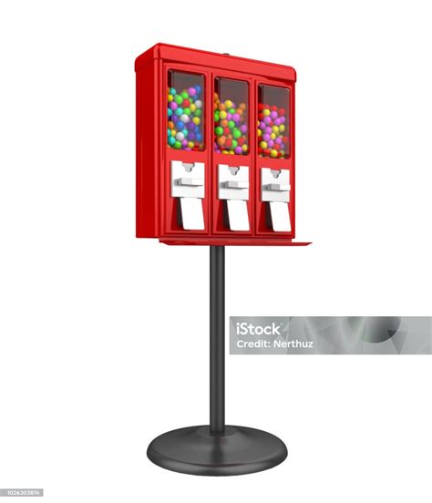 사탕 Gumball 기계 절연 껌 자동판매기에 대한 스톡 사진 및 기타 이미지 껌 자동판매기 0명 검볼 Istock