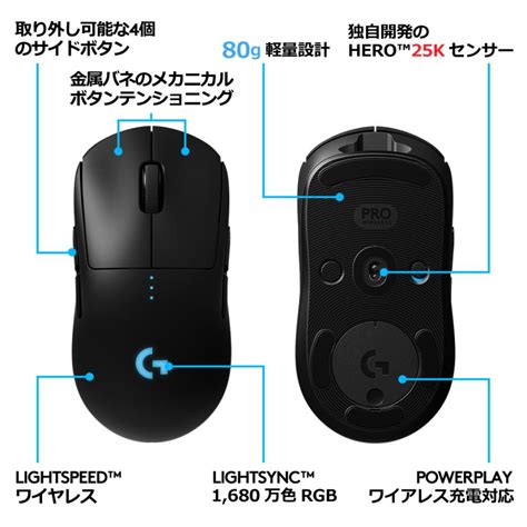 ロジクールg ゲーミング マウス Logicool G Pro Wireless G Ppd 002wlrda ワイヤレス 軽量 正規品 1