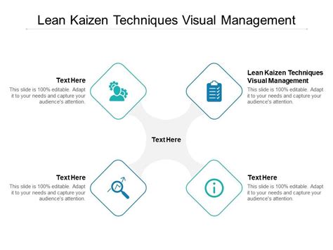 Lean Kaizen Techniques Visual Management Ppt PowerPoint Presentation Pictures Design Templates Cpb