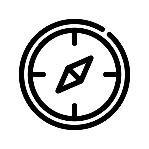 Compass Icon Vector Symbol Design Illustration 26221974 Vector Art At Vecteezy