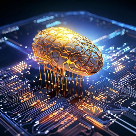 Premium Ai Image Abstract Computer Chip Metal Binary Code Security Generated By Ai