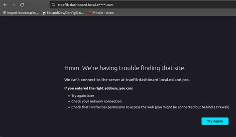 Traefik Dashboard Returns 404 Page Not Found Traefik Docker And Bind9