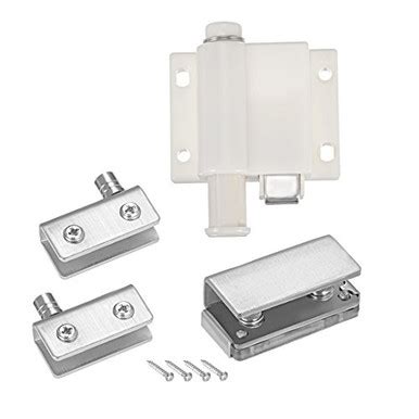 Uxcell 5 8mm Glass Door Single Magnetic Catch Latch Closures Abs White