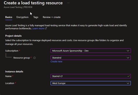 Azure Load Testing Getting Started