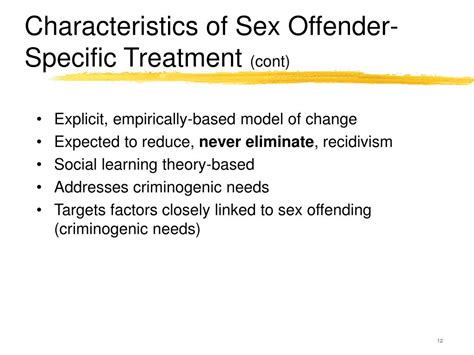 Ppt Sex Offender Specific Treatment Powerpoint Presentation Free Download Id179330