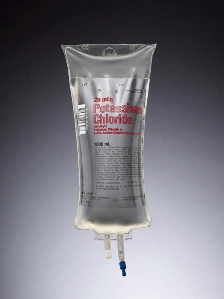 20 Meq L Potassium Chloride In 0 45 Sodium Chloride Injection