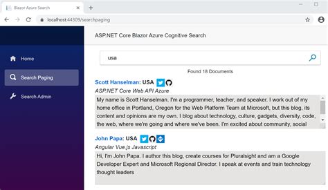 Implement A Blazor Full Text Search Using Azure Cognitive Search