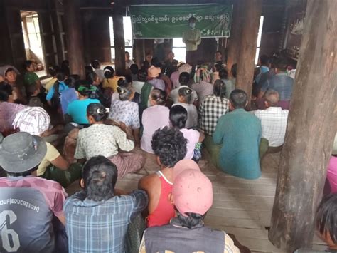 မြို့သစ်မြို့နယ်၊ ထန်းရင်းကျေးရွာတွင် ပြည်သူ့စစ်မှုထမ်းဥပဒေဆိုင်ရာ