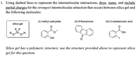 1 Using Dashed Lines To Represent The Intermolecular Interactions