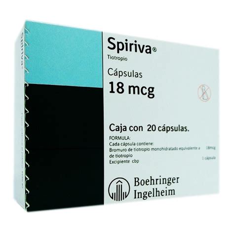 Spiriva Cápsulas 20 Pzas De 18 Mcg Cu Walmart