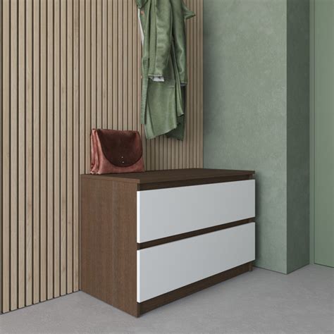 Комод тумба на 2 висувні шухляди з фасадами без ручок R 19 продажа цена в Белой Церкви комоди