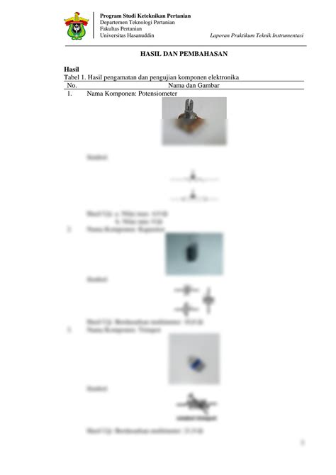 Solution Pengantar Komponen Instrumentasi Dan Sensor Studypool