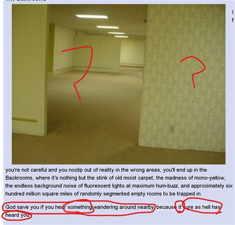 Backrooms Level 0 Had Entites Orignally Or Atleast 1 I Think R