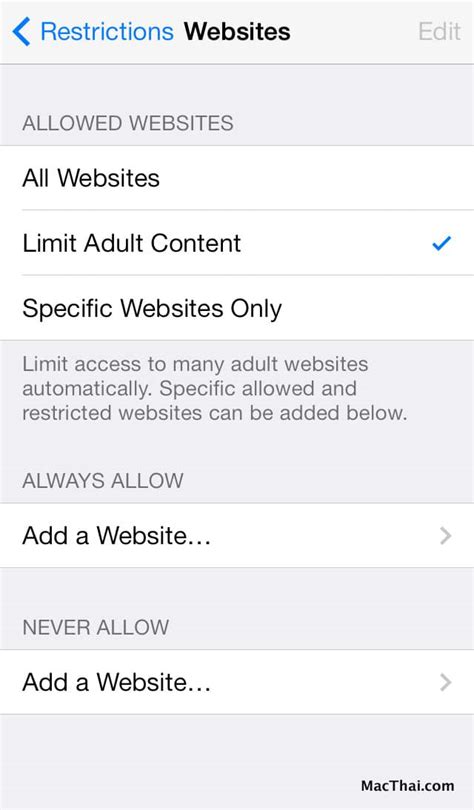 วธปองกนไมใหเดกเลนเวบโปผาน iPhone iPad iPod Touch