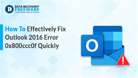 How To Effectively Fix Error 0x800ccc0f In Outlook 2016 Quickly