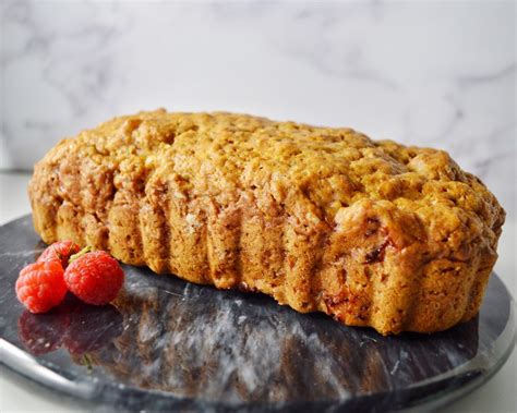 Easy Vegan Raspberry Ginger Quick Bread The Jewish Vegan