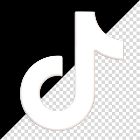 Premium Psd Tik Tok Icon Isolated On Black Background Tiktok Logo