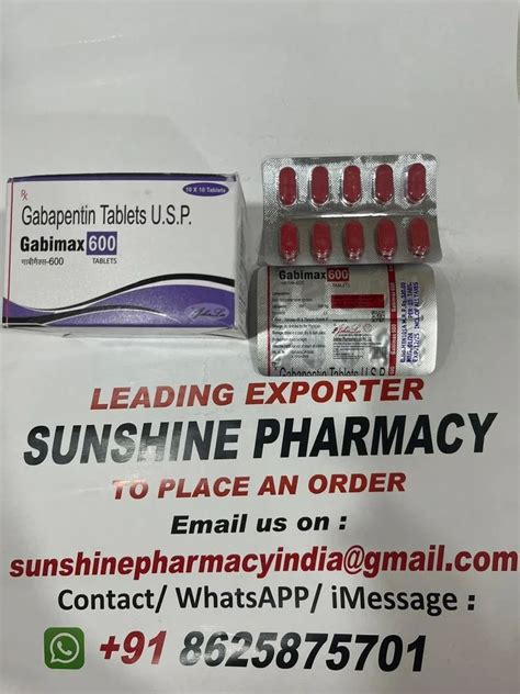 Gabapentin 600 Mg Tablets At ₹ 600 Stripe In Nagpur Id 2853924421630
