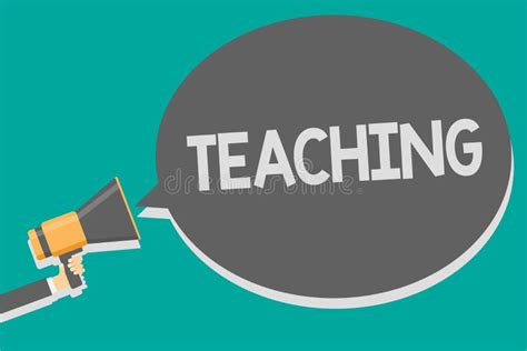 Word Writing Text Teaching Business Concept For Act Of Giving Information Explaining One