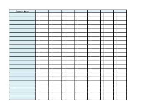 Roll Call Sheet Grounded
