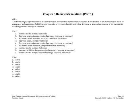 Chapter 3 Homework Solutions Chapter 3 Homework Solutions Part 1 Q3
