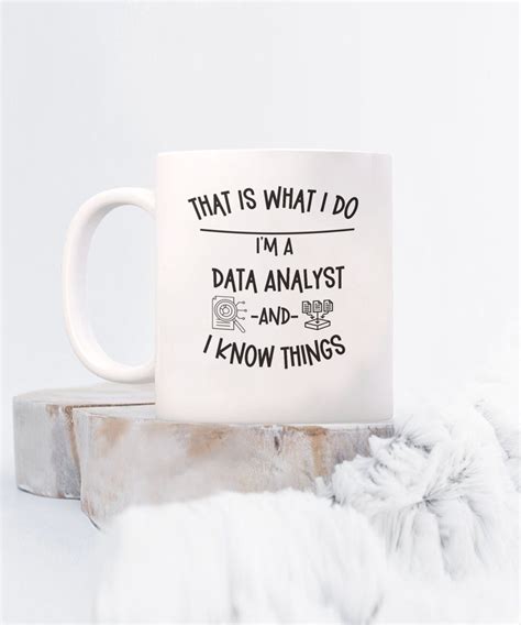 Data Analyst Mug Senior Data Analyst Mug Enterprise Data Analyst