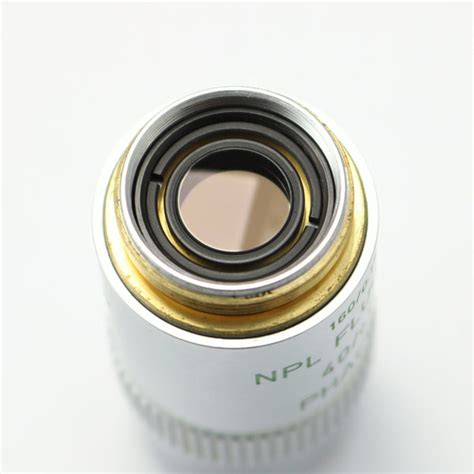 Leitz Objektiv 160 0 17 Npl Fluotar 40 0 70 Phaco 2 Microscopia