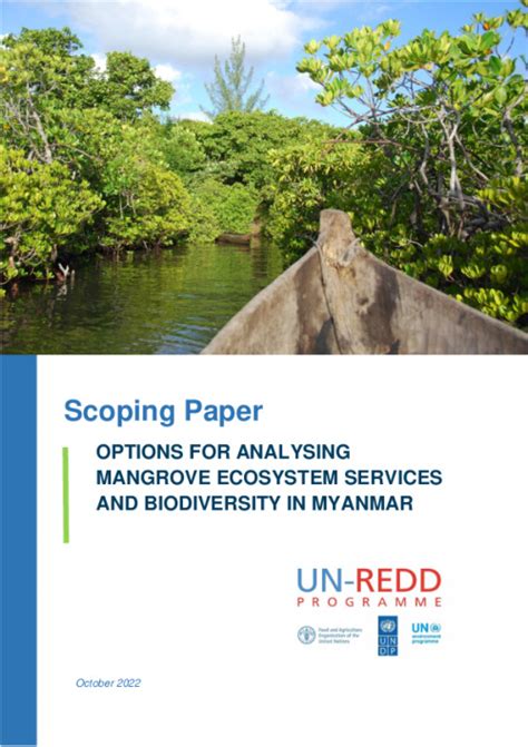 Options For Analysing Mangrove Ecosystem Services And Biodiversity In
