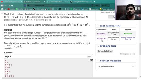 C Random Events Codeforces Round 689 Div 2 Based On Zed Code