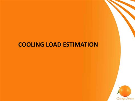 Hvac Cooling Load Calculation Ppt