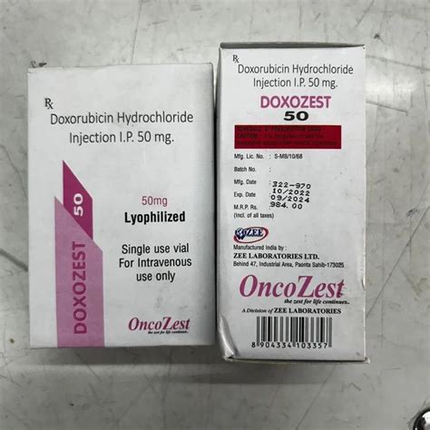 Doxorubicin Hydrochloride Injection In Pune डॉक्सोरूबिसिन हाइड्रोक्लोराइड इंजेक्शन पुणे