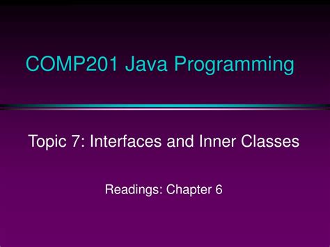 Ppt Comp201 Java Programming Powerpoint Presentation Free Download