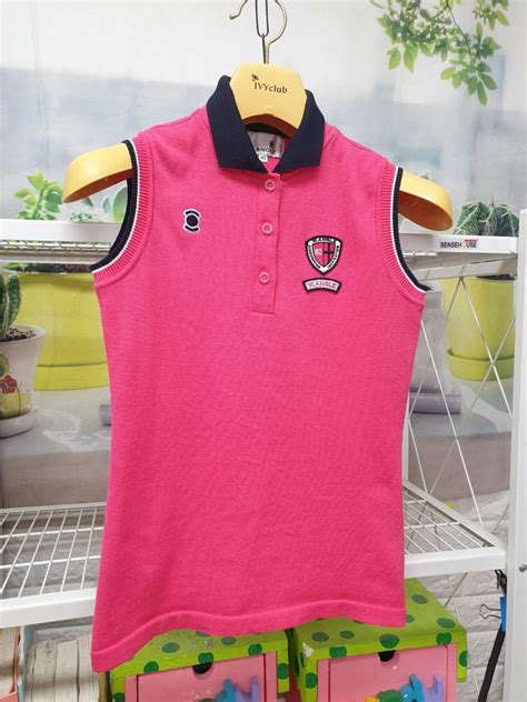 와이드앵글 여성골프웨어 여름니트조끼 민소매 나시조끼 헬로마켓