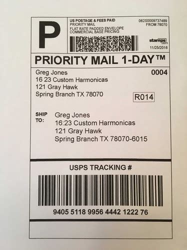 Prepaid Shipping Label Emailed 1623 Custom