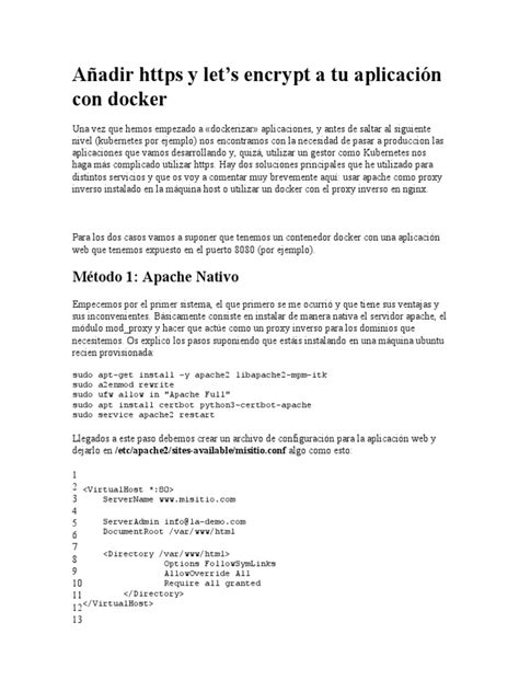 añadir y let s encrypt a tu aplicación con docker pdf servidor proxy redes