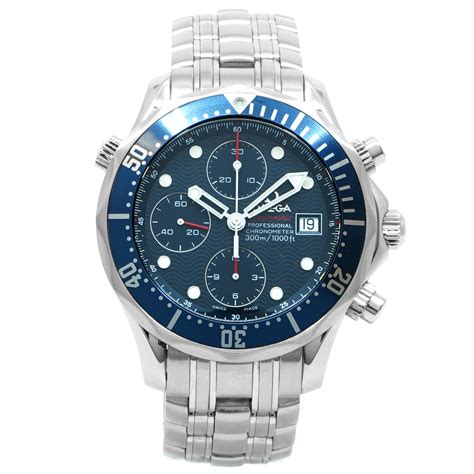 Omega Seamaster Diver 300m Chronograph 22258000 Blue Inventory