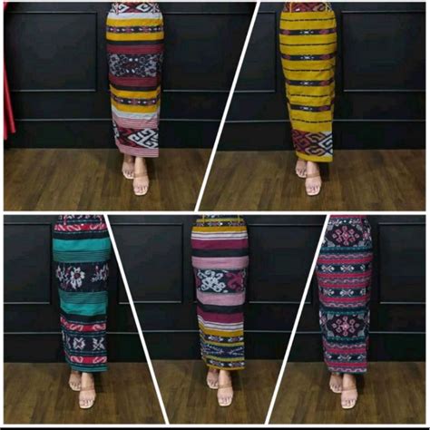 Jual Rok Span Tenun Panjang Tenun Nusantara Bawahan Wanita Rok Tenun