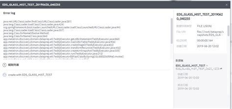 Datasnapshot Exception Connection Oracle With Extension · Issue 2292 · Metatron Appmetatron