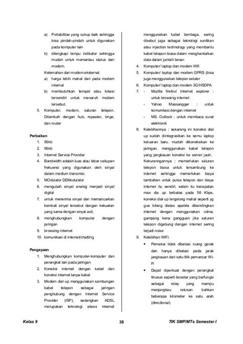 Lks Tik Kelas 9 Semester 2