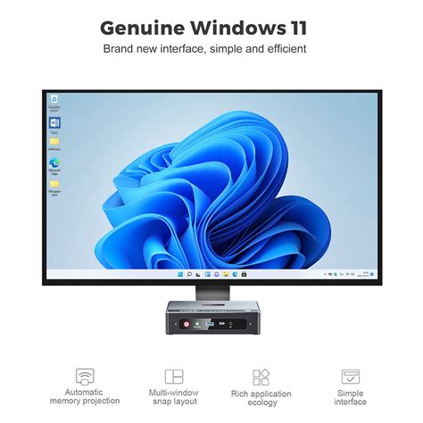 New Beelink Gtr Mini Pc Amd Ryzen Hx Octa Core Gb Ram Tb Ssd Hdmi Dp G Rj Type C