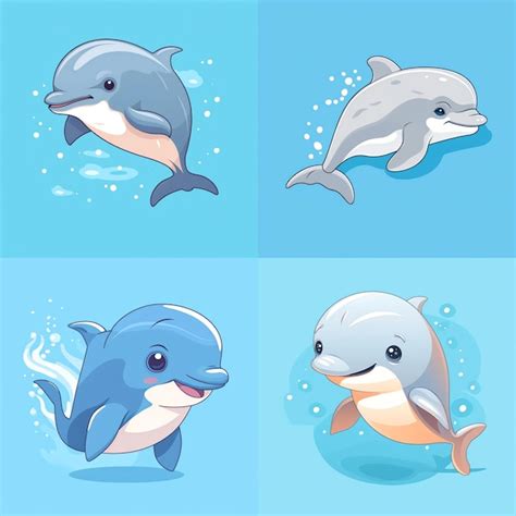 Premium Vector Bottlenosedolphin