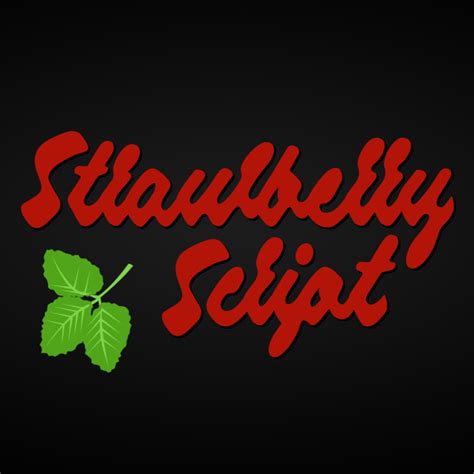 strawberry script font måns grebäck fontspace