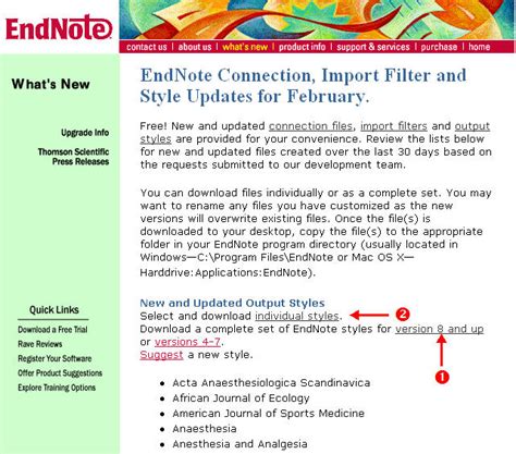 用 EndNote 寫論文 更新書目格式Output Styles