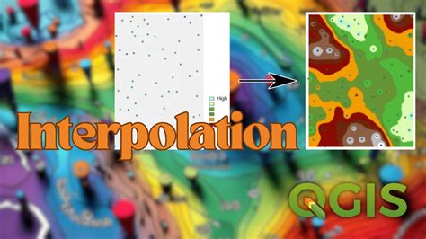 Qgis Interpolation Tutorial Estimating Values From Point Data Youtube