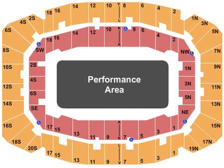 Selland Arena Convention Center Tickets In Fresno California Seating