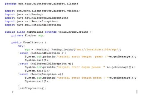 Program Java Rmi