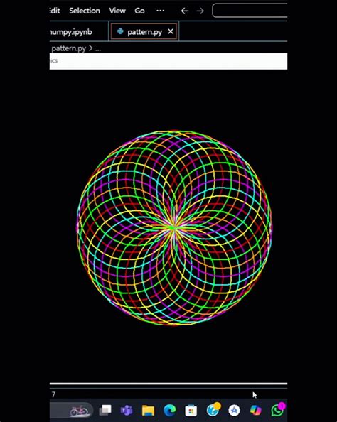 Make Animated Circle Flower Python Turtle Html Coding Viralshorts Python 🚀 Youtube