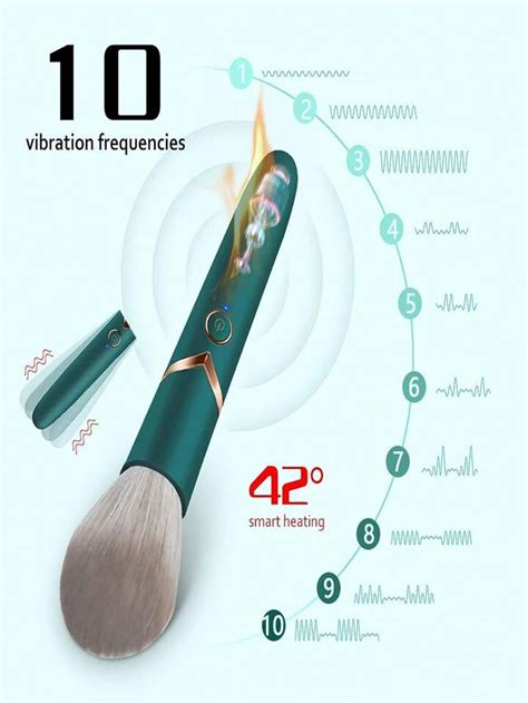 Bullet Vibrator Sex Toy Brush Sex Sexy For Women Precision Clitoral Stimulation Make Up Brush