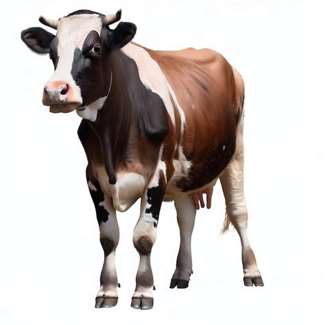 Premium AI Image Beautiful Cow With Magical Colors
